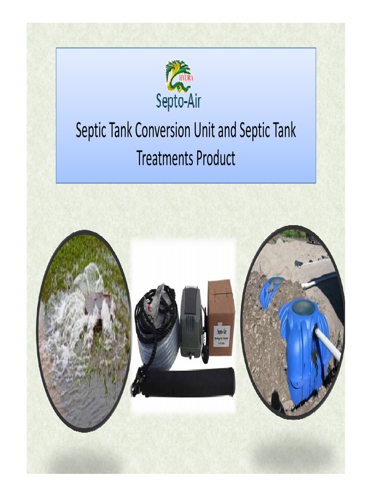 Septic Tank Conversion Unit | PDF