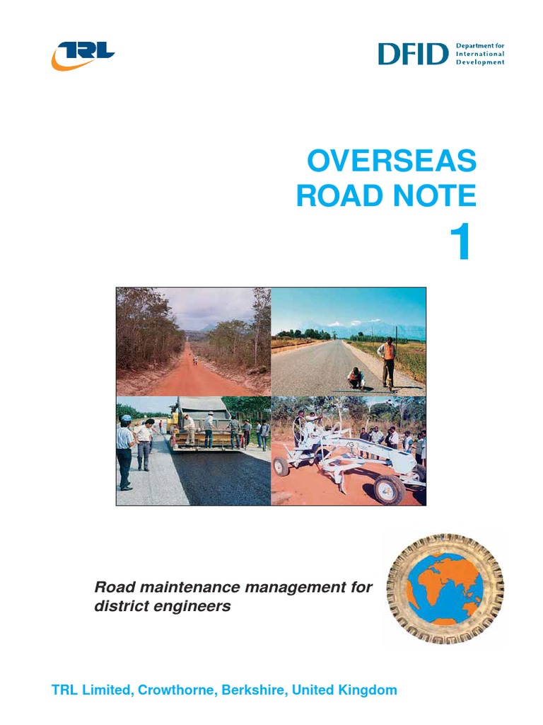 Road Maintenance Management Guide | PDF | Department For International ...