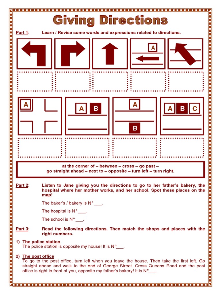 Giving Directions | PDF | Leisure