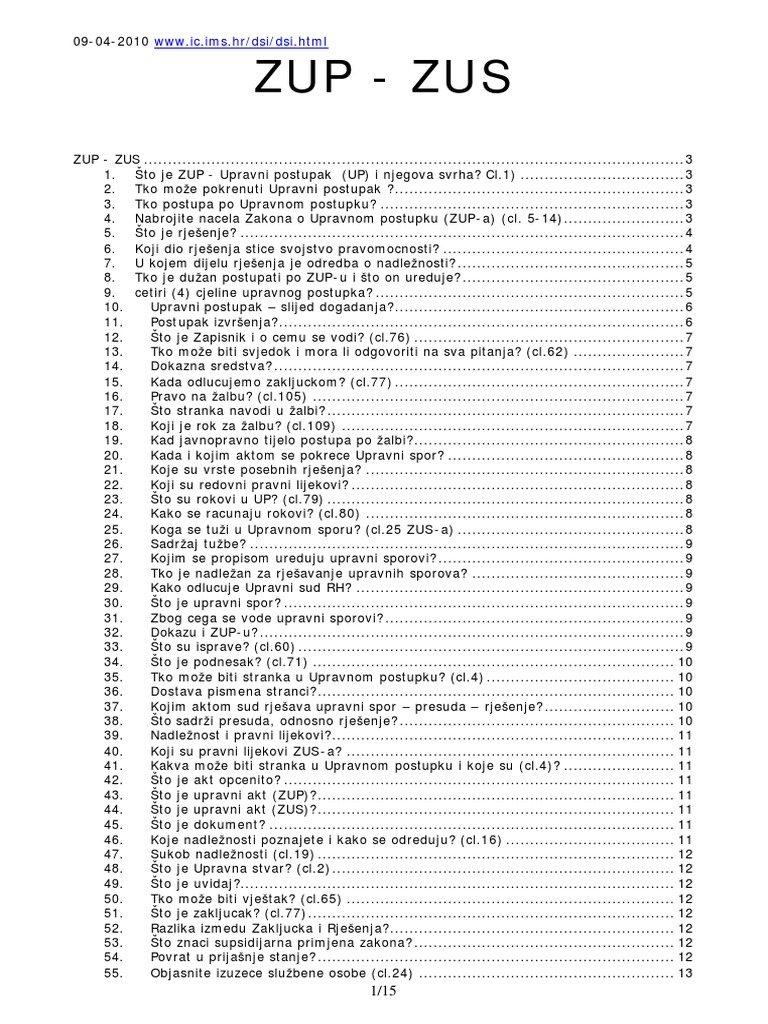 Zup - Zus | PDF