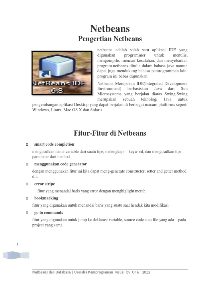 Netbeans Pengertian Database | PDF