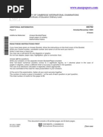Formulae Booklet - OCR (A) Further Maths A-Level | PDF | Variance