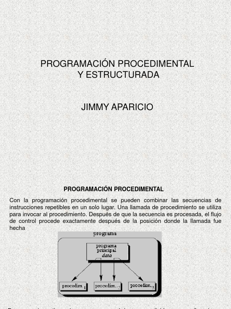 Programacion Estructurada | PDF | Programación de computadoras | Programa de computadora
