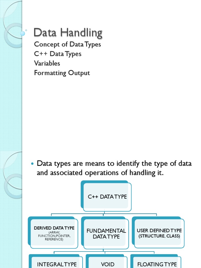 Data Handling | PDF | Data Type | Integer (Computer Science)