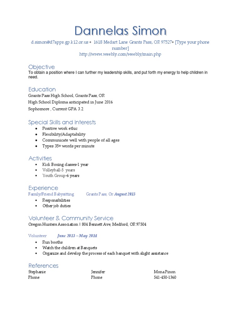 Leadership-Focused Resume of Dannelas Simon | PDF