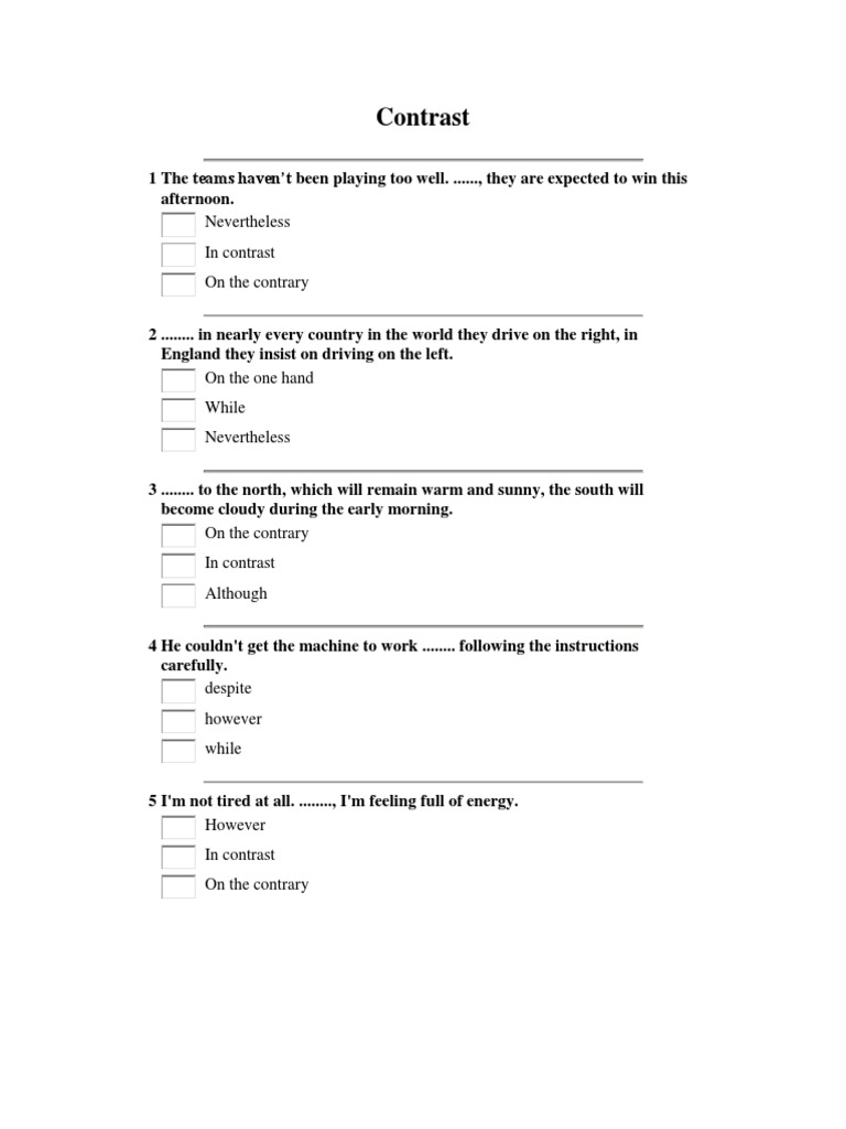 Linking Words Rules | PDF | Sentence (Linguistics) | Verb