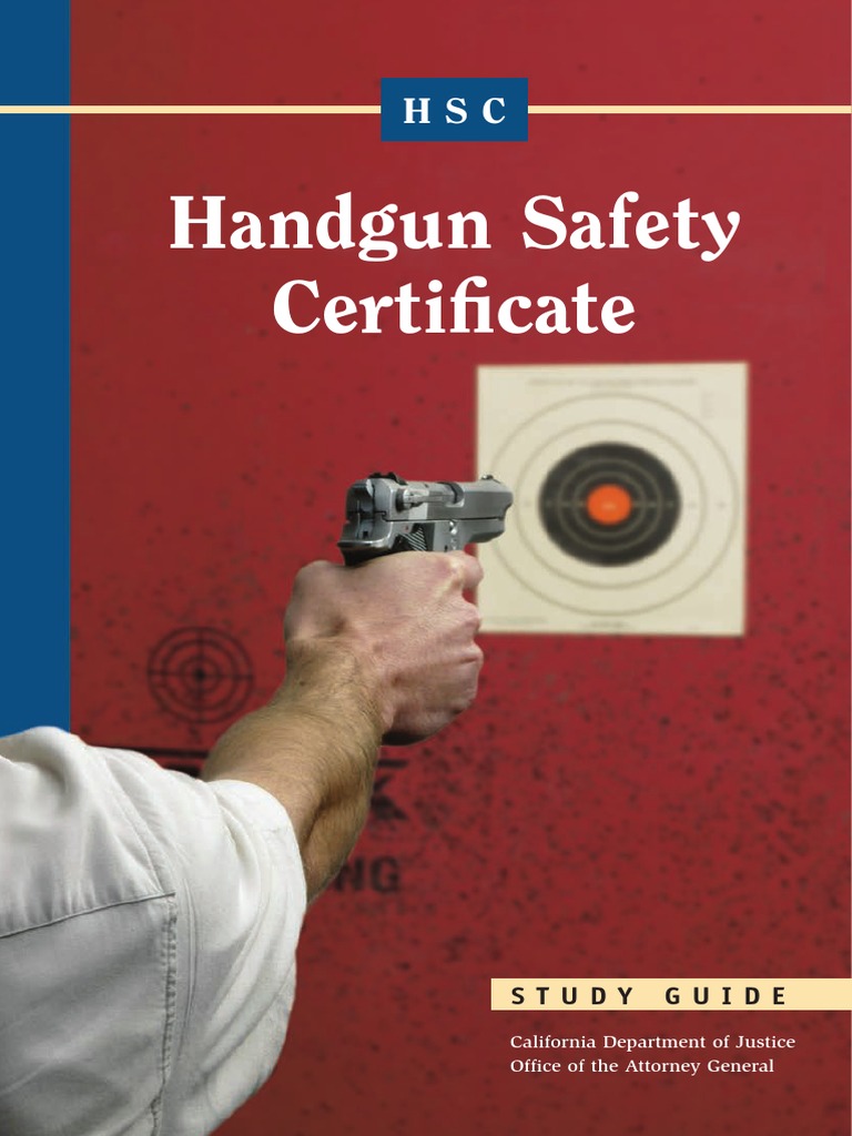 HSC Study Guide | PDF | Handgun | Trigger (Firearms)