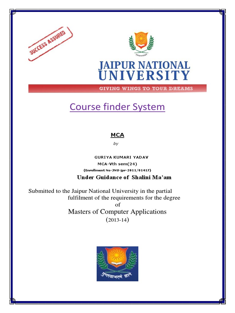 Project Title Given by Me | PDF