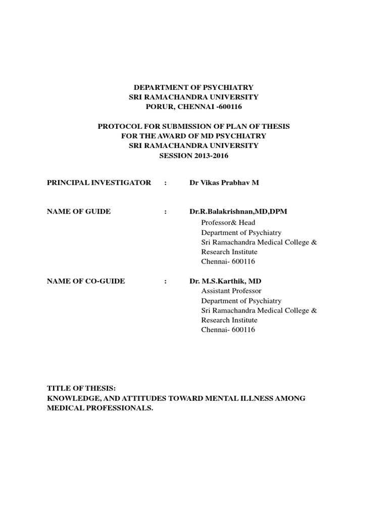 Attitudes Toward Mental Illness | PDF | Mental Disorder | Psychiatry