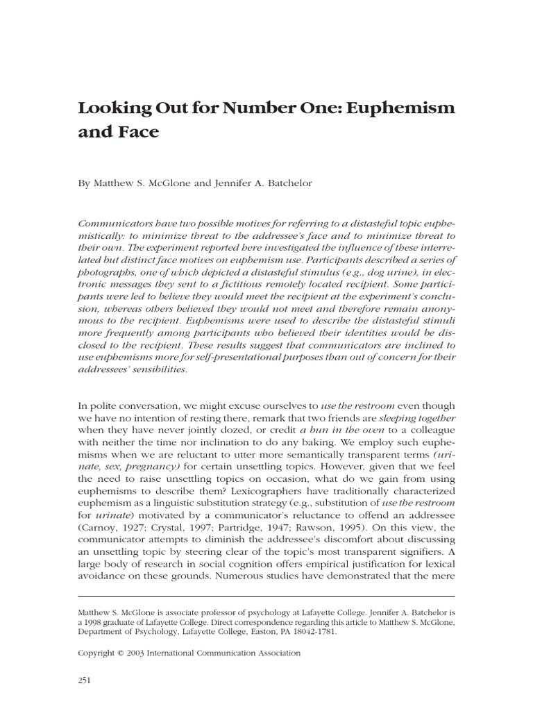 Looking Out For Number One PDF | PDF | Empathy | Motivation