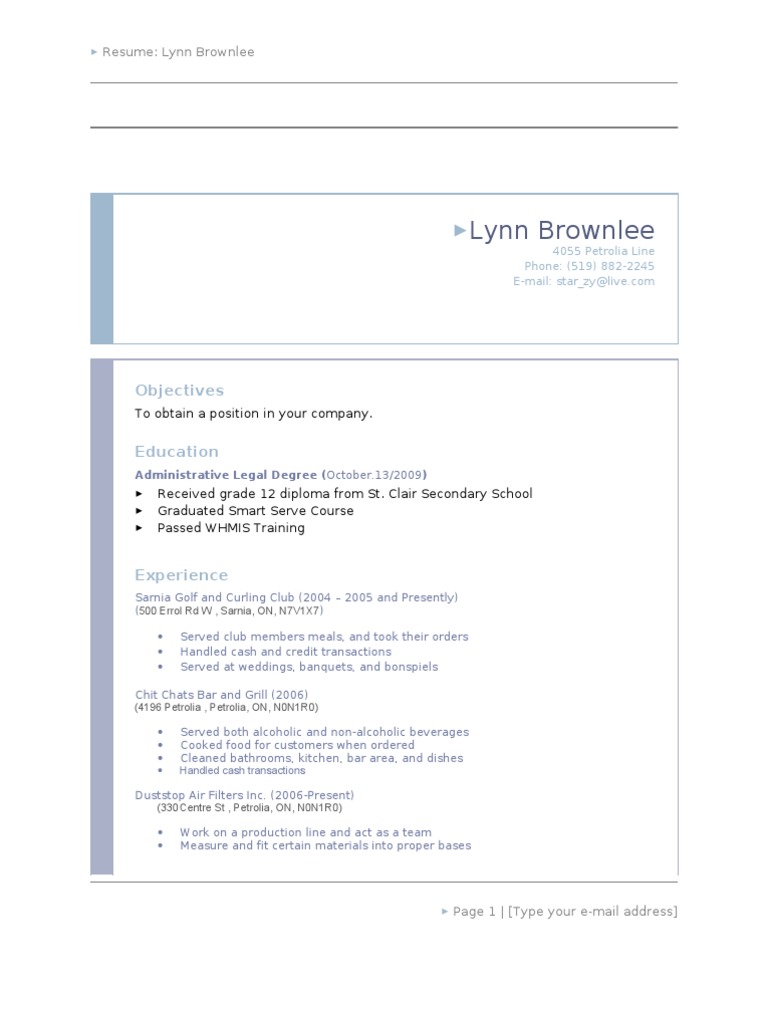 Lynns Resume | PDF