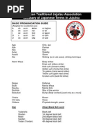 Japanese Jujitsu Terminology Guide | PDF | Jujutsu | Japanese Martial Arts