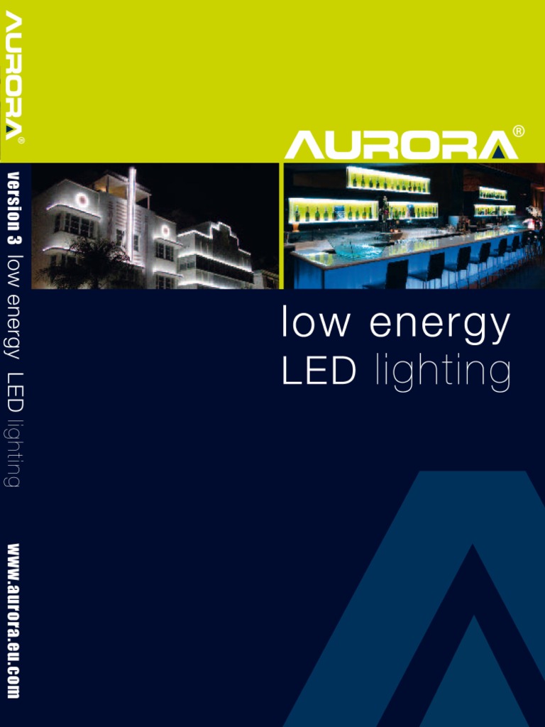 Aurora Low Energy LED Lighting V3 | PDF | Light Emitting Diode ...
