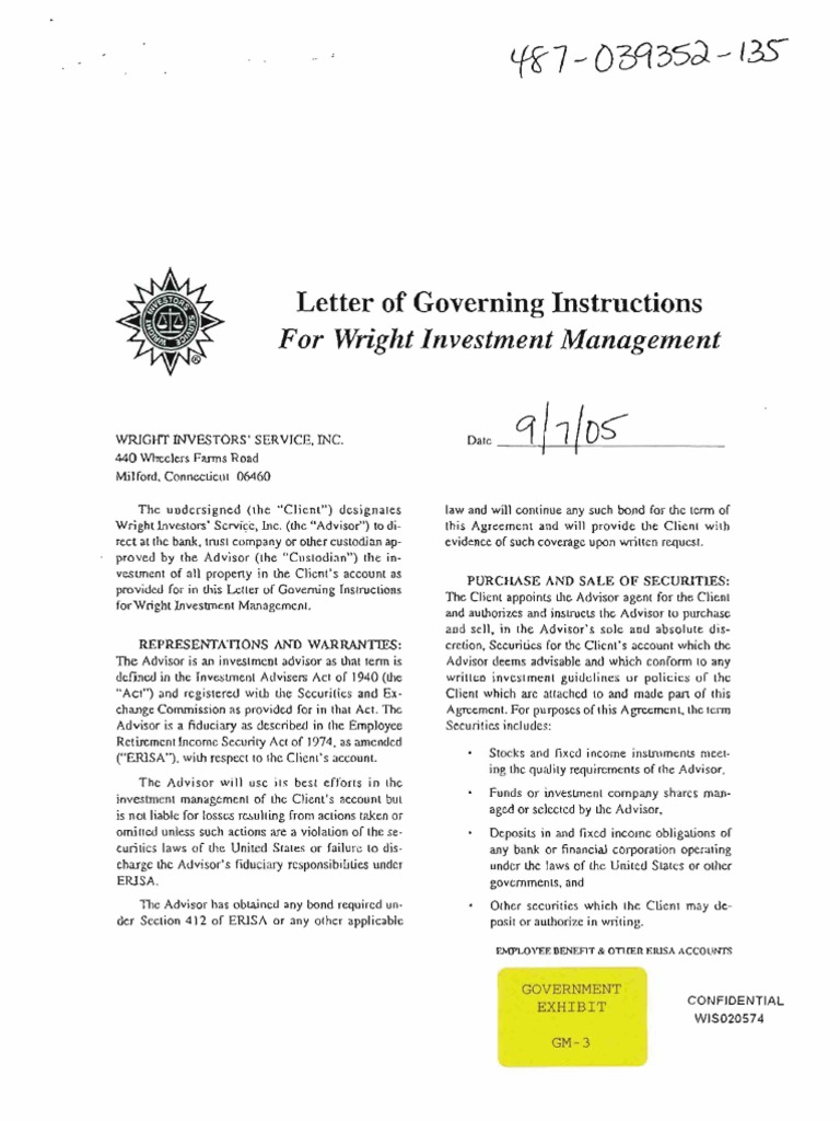 GM-03 - Correction Captains Letter of Governing Instruction 0905 | PDF ...
