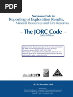 JORC Code 2012 | PDF | Mining | Minerals
