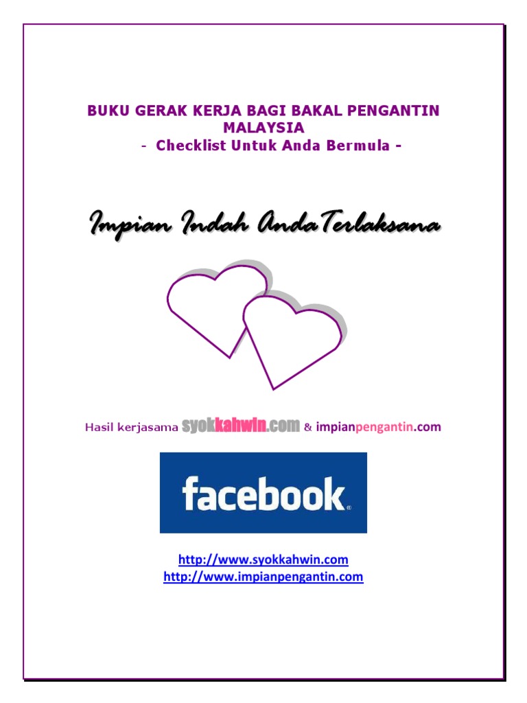 Checklist Perkahwinan | PDF