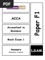 Free ACCA Business and Technology (BT) Practice Questions | PDF ...