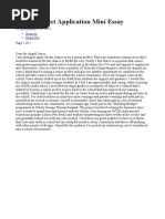 Prefect Application Letter | PDF