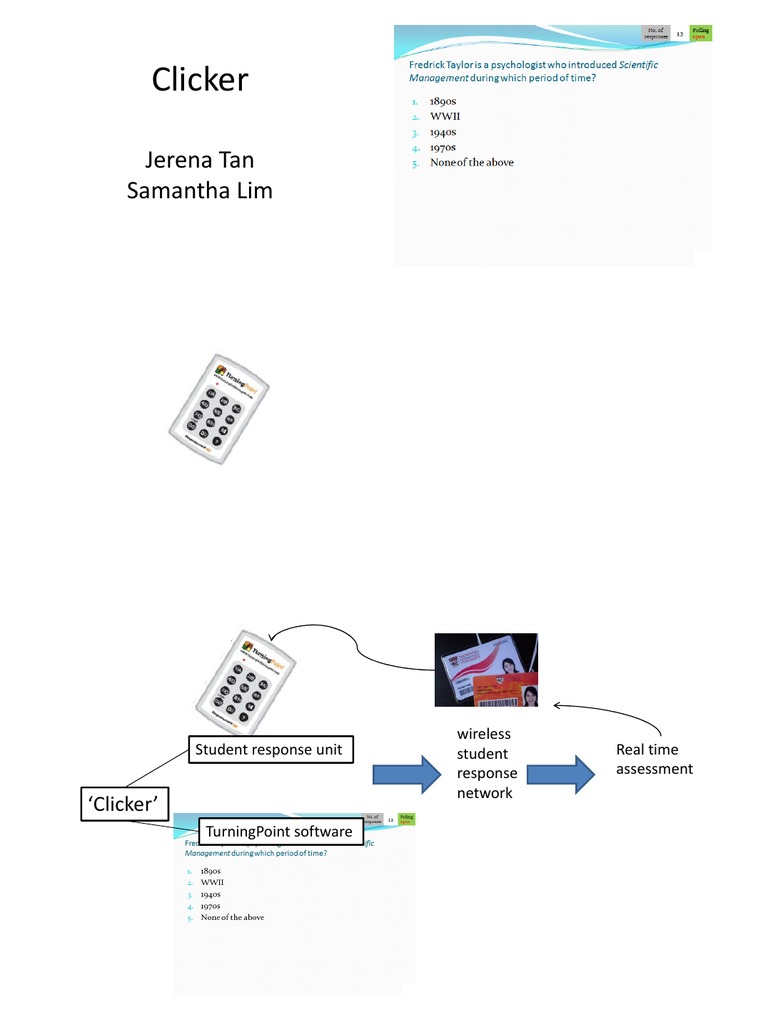 Clicker | PDF | Question | Usability