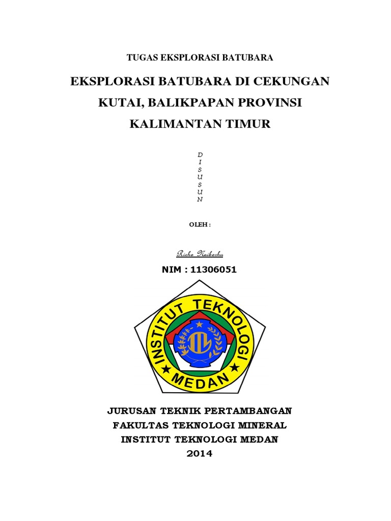 Tugas Eksplorasi Batubara | PDF | Sains & Matematika