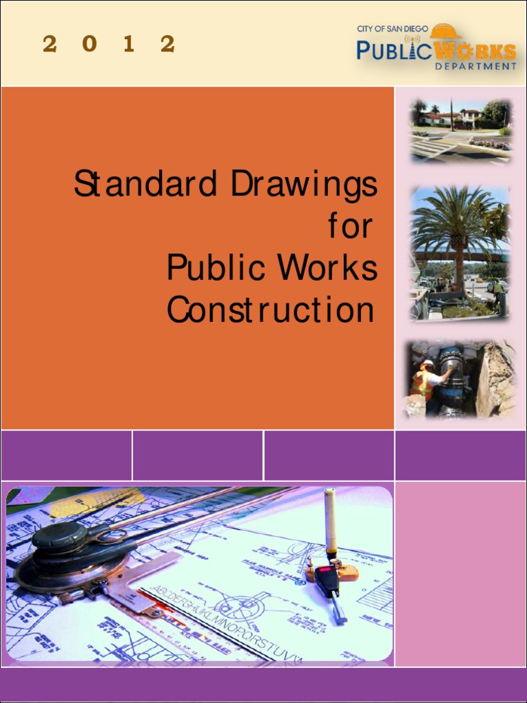Standard Drawings For Public Works - San Diego 2012 | PDF | Pipe (Fluid ...