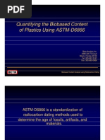 ASTM D6866 For Biobased Products | PDF | Radiocarbon Dating | Carbon ...