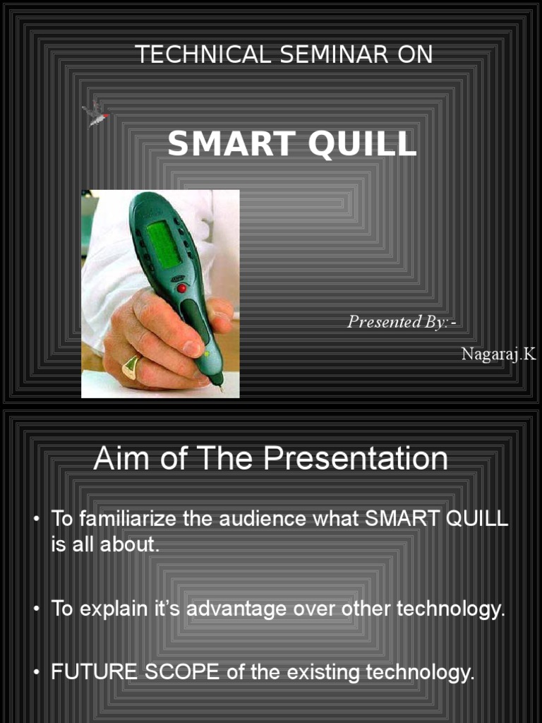 Overview of Smart Quill Technology | PDF | Mobile Device | Office Equipment