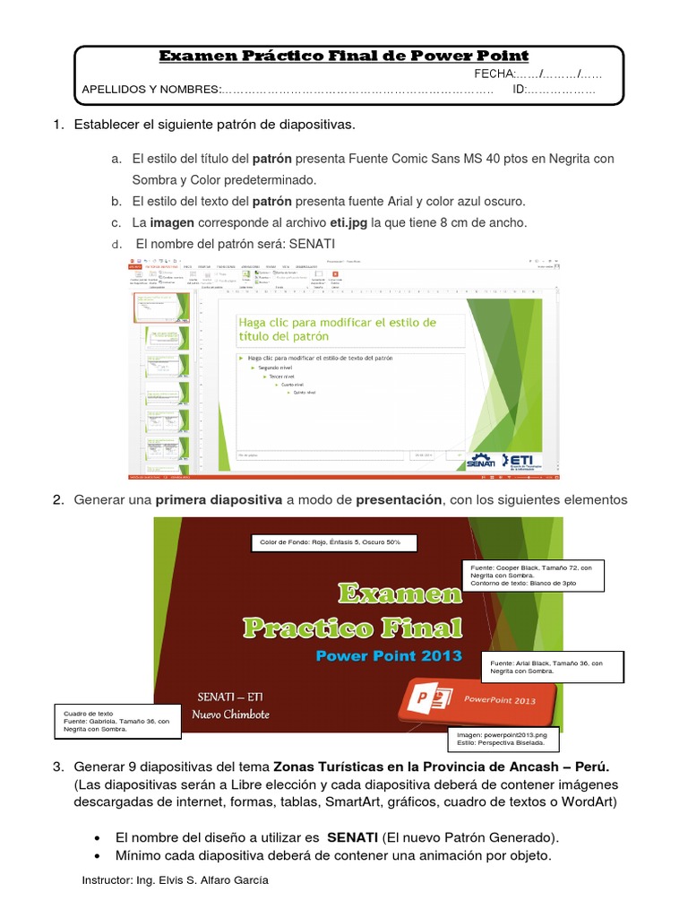 Examen Final de PowerPoint | PDF