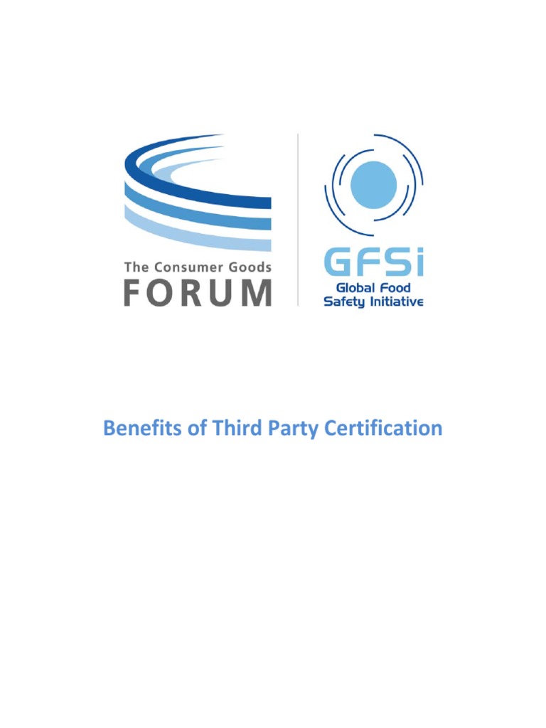 Benefits Of Third Party Certification Food Safety Audit