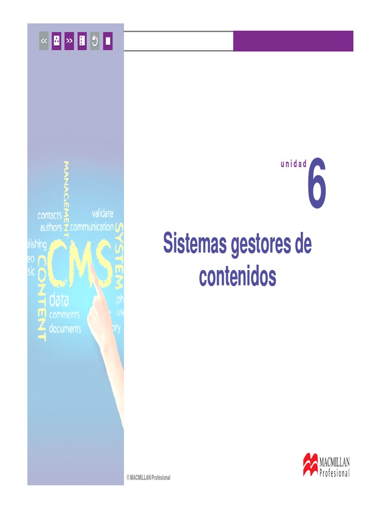 Unidad 6 Sistemas Gestores de Contenidos | PDF | Joomla | Word Press