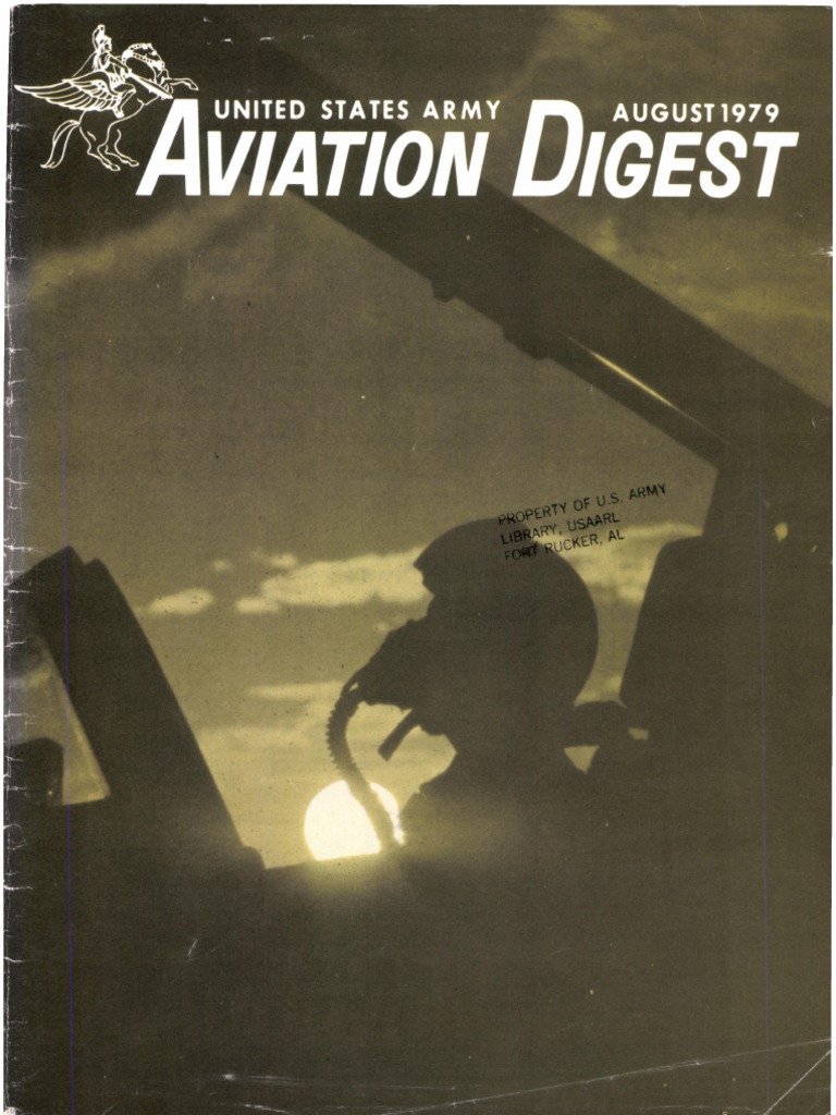 Army Aviation Digest - Aug 1979 | PDF | Air Assault | Boeing Ch 47 Chinook