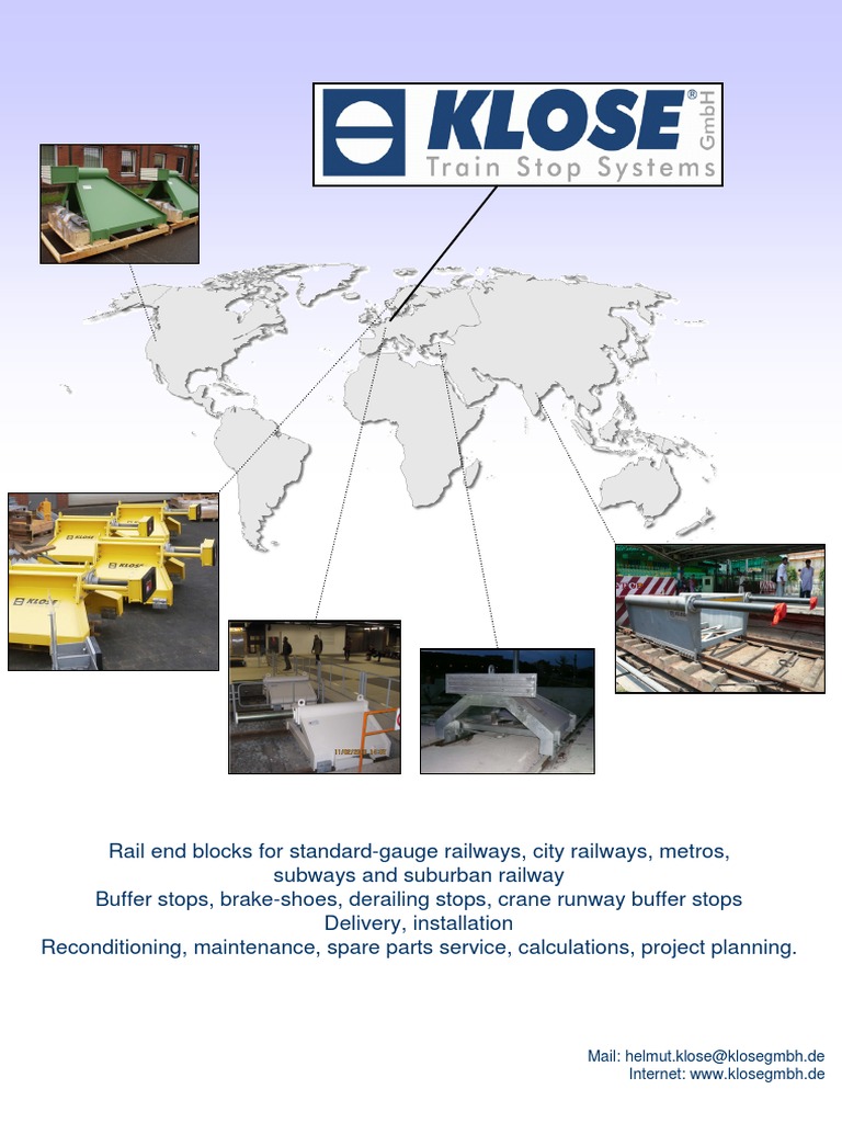 Buffer Stops Bumper Stops Bumping Stops Rail End Stops | Download Free ...