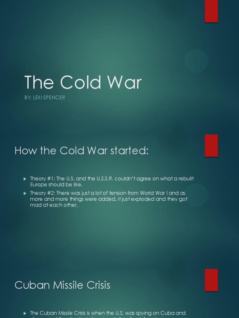 Cold War Overview: Causes and Effects | PDF