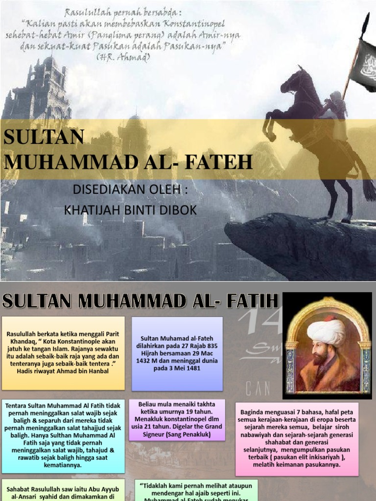 SULTAN Muhammad Al-Fateh | PDF