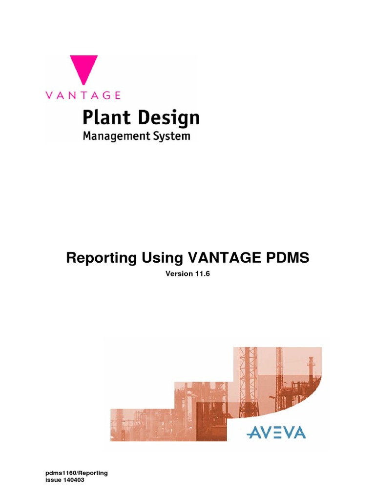 Reporting Using VANTAGE PDMS | PDF | Command Line Interface | Filename