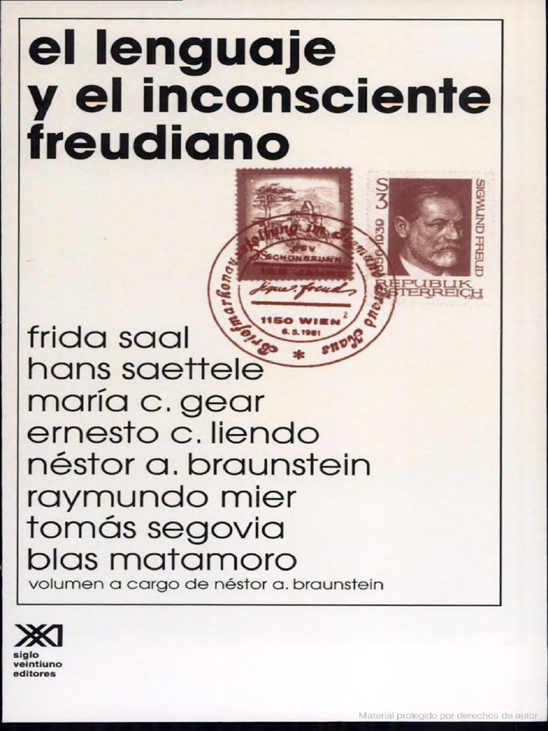 Braunstein, Néstor - El Lenguaje y El Inconsciente Freudiano - Ed ...