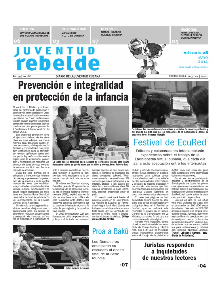 Periodico Juventud Rebelde | PDF | Farc | Cuba