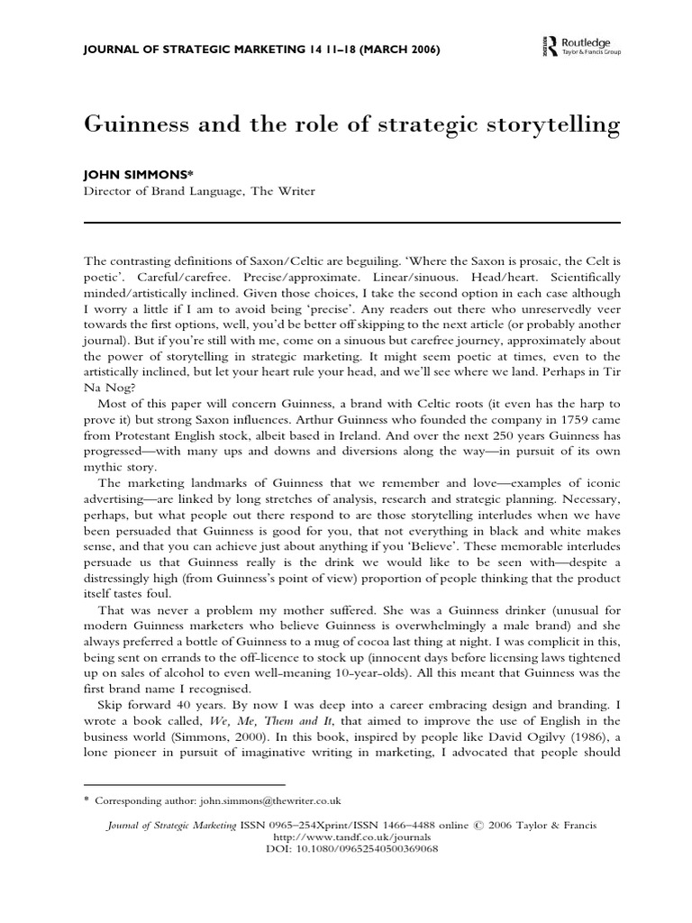 Storytelling in Advertising | PDF | Narrative | Storytelling