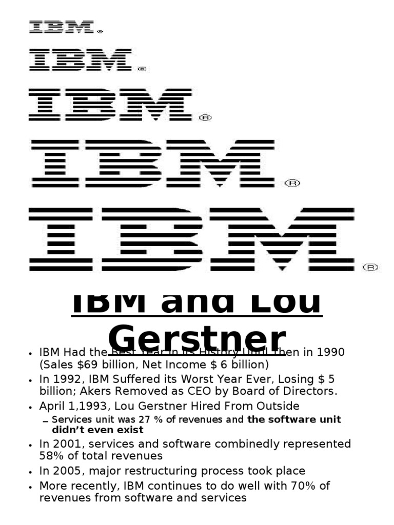 IBM Strategy | Ibm | Swot Analysis | Free 30-day Trial | Scribd