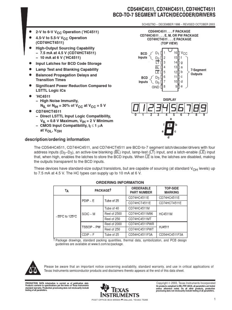 4511 IC structure | Cmos | Electromagnetism