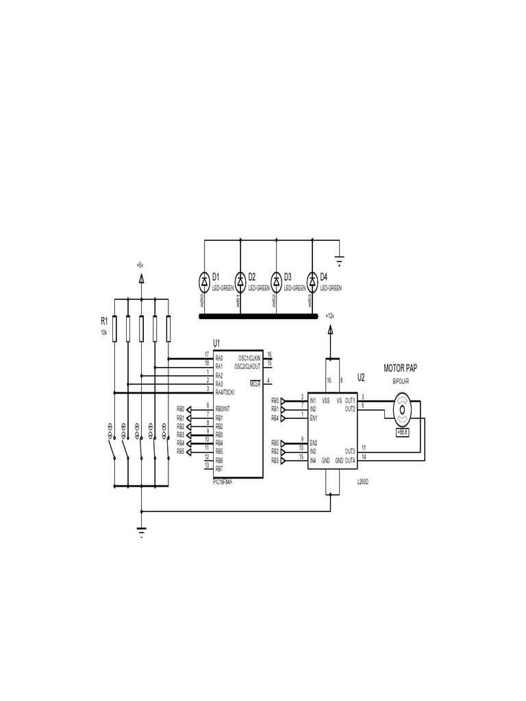 PIC16F84A and L293D Pinout Guide | PDF