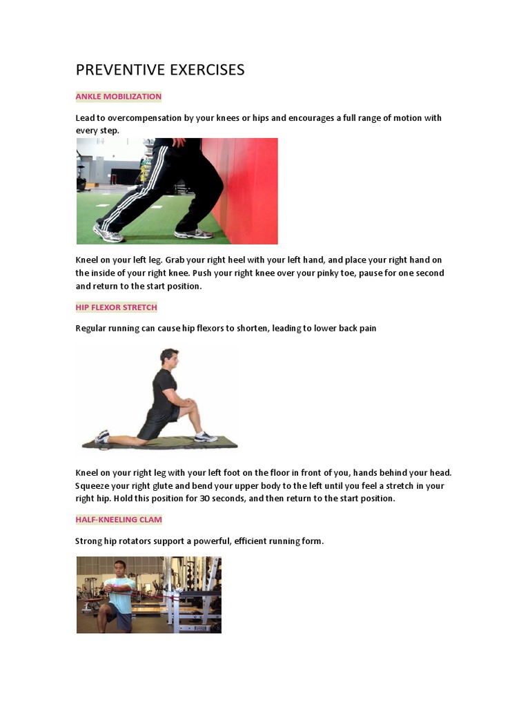 A Comprehensive Guide to Preventive Exercises and Stretches for Runners ...