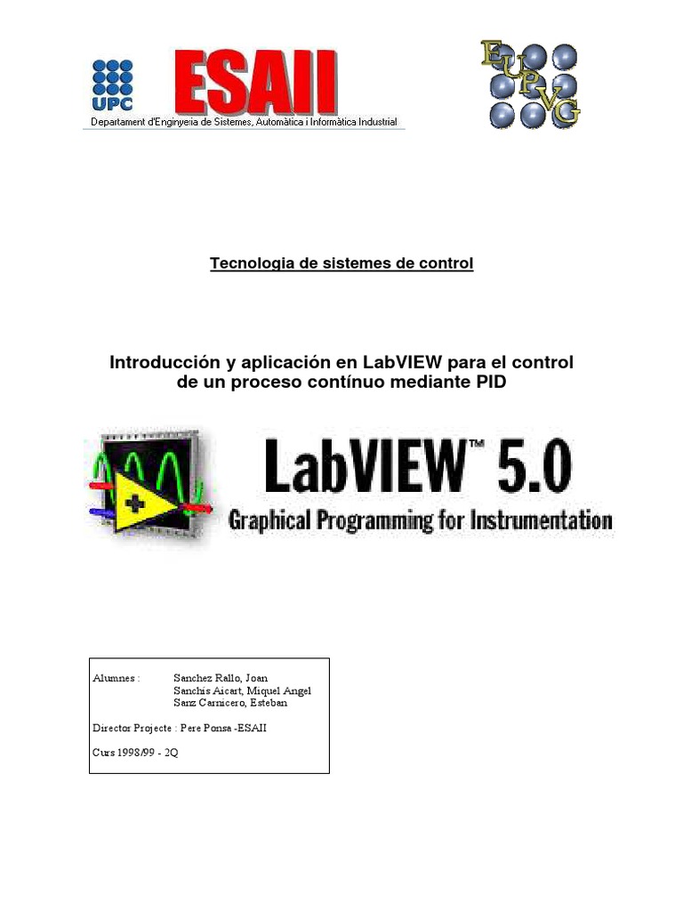 Control PID en LabVIEW | PDF | Programa de computadora | Programación