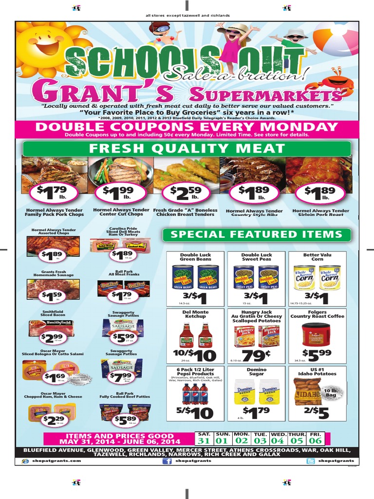 Double Coupons Every Monday: Fresh Quality Meat | PDF