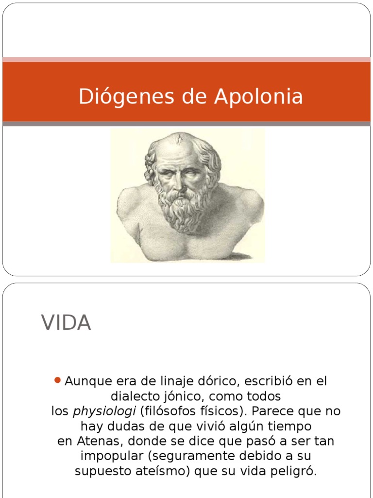 Diógenes de Apolonia | PDF
