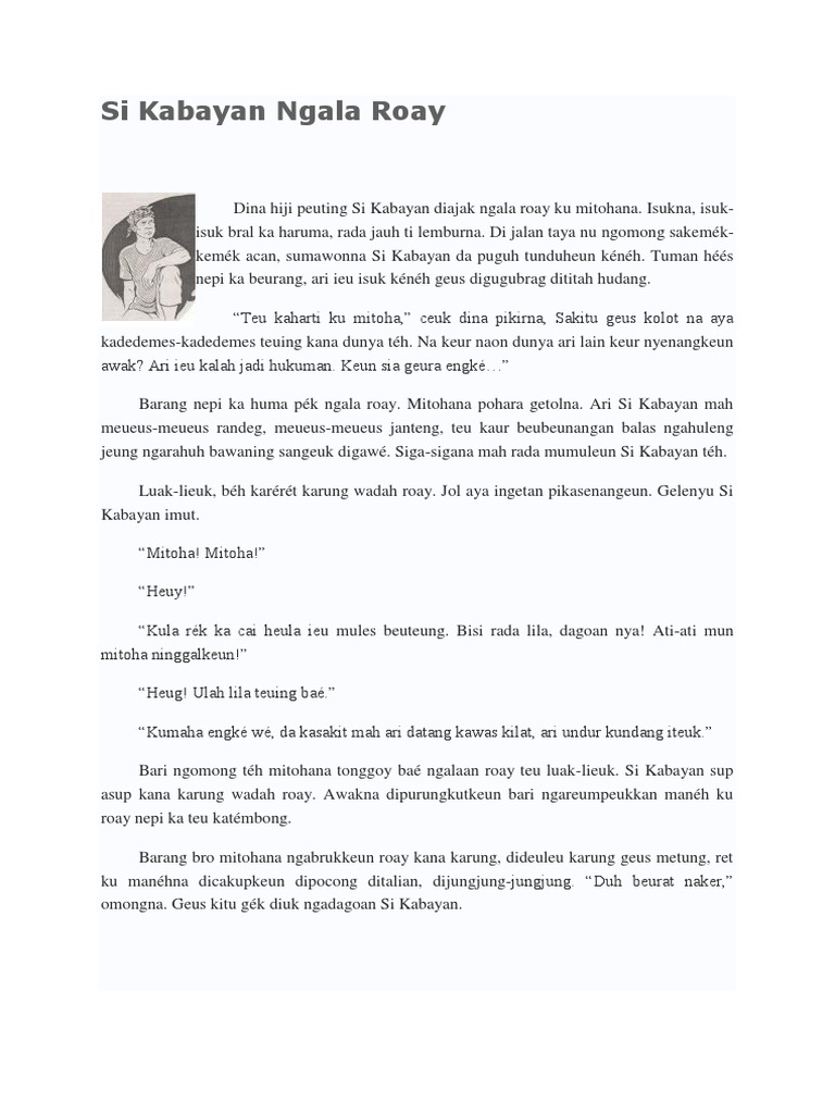 Si Kabayan Ngala Roay | PDF