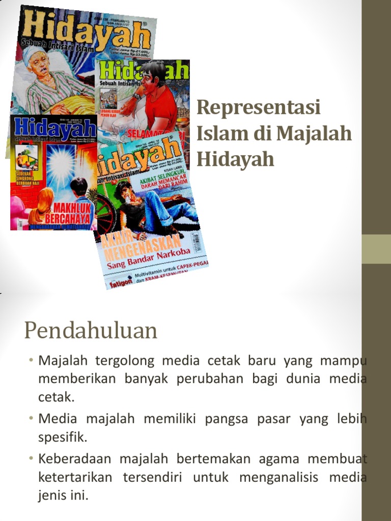 Representasi Islam Di Majalah Hidayah | PDF