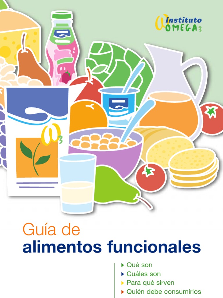 Guia Alimentos Funcionales Omega3 | Descargar gratis PDF | Comida funcional | Alimentos