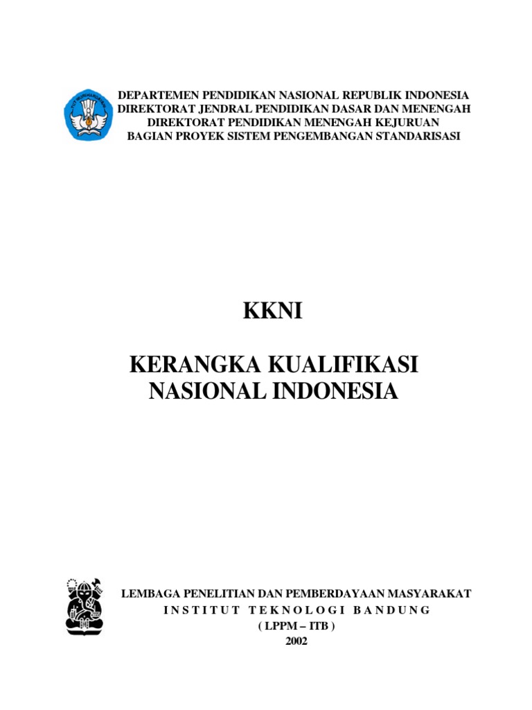 Kkni | PDF | Pendidikan Kejuruan | Sertifikat Akademik