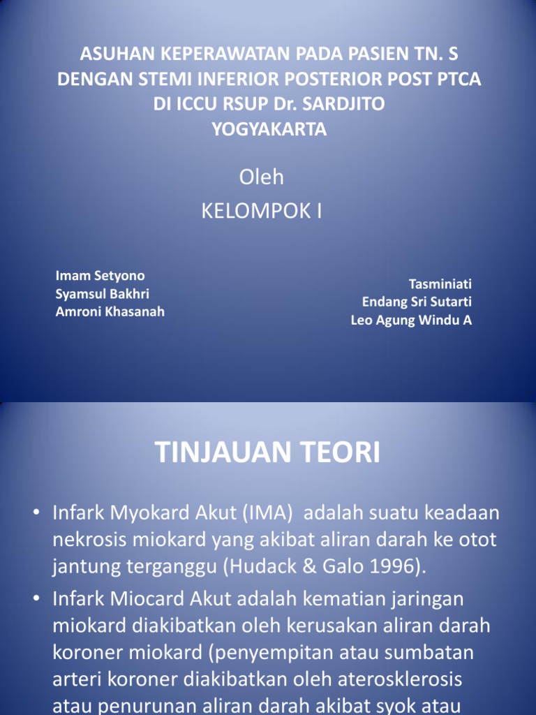 Askep Stemi Inferior Posterior | PDF